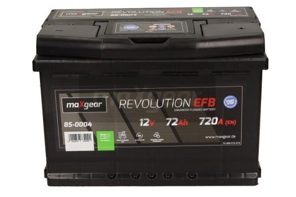 Akumulator MaxGear - 72Ah/720A L-