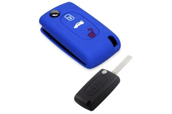 Silikonska zaštita ključeva SEL012 - Fiat, plava