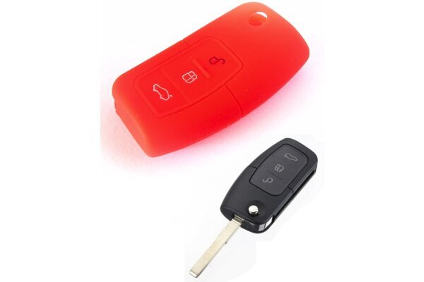 Silikonska zaštita ključeva SEL016 - Ford, crvena