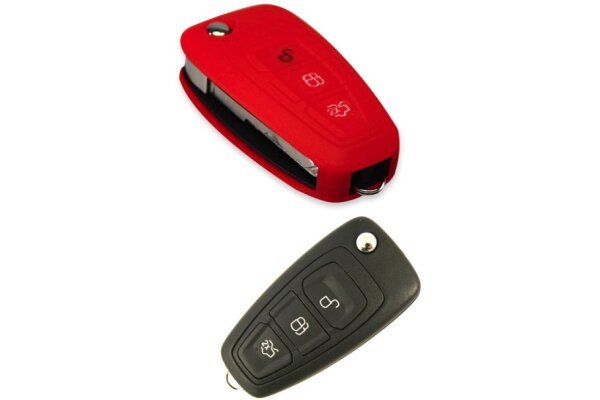 Silikonska zaštita ključeva SEL017 - Ford, crvena