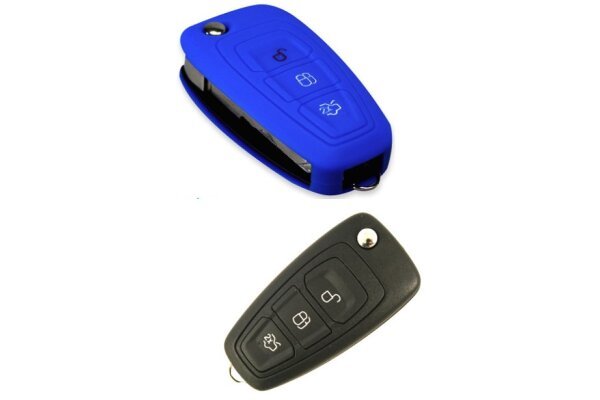 Silikonska zaštita ključeva SEL017 - Ford, plava