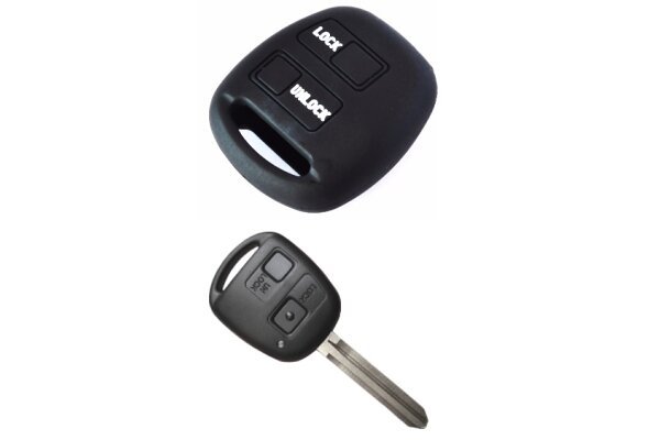 Silikonska zaštita ključeva SEL022 - Toyota, crna