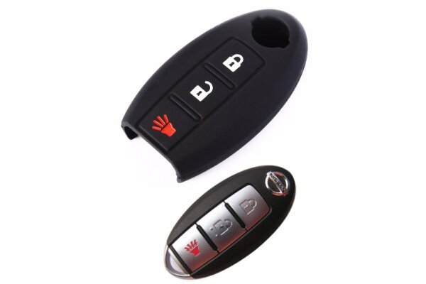 Silikonska zaštita ključeva SEL026 - Nissan, crna