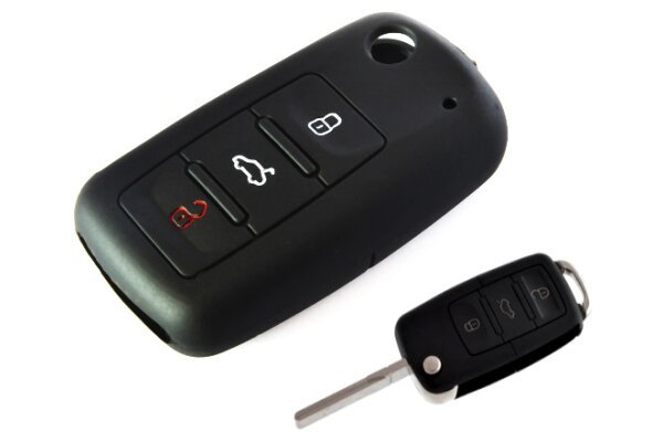 Silikonska zaštita ključeva SEL030 - Seat, crna