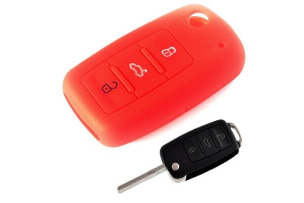 Silikonska zaštita ključeva SEL030 - Seat, crvena