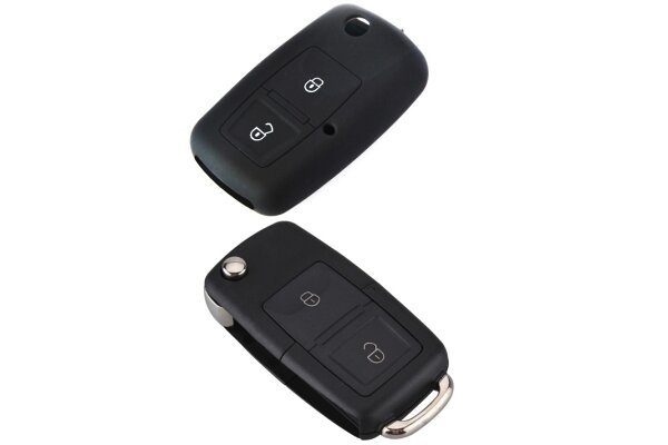 Silikonska zaštita ključeva SEL032 - Škoda, crna