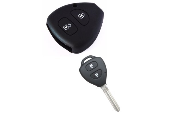 Silikonska zaštita ključeva SEL036 - Toyota, crna