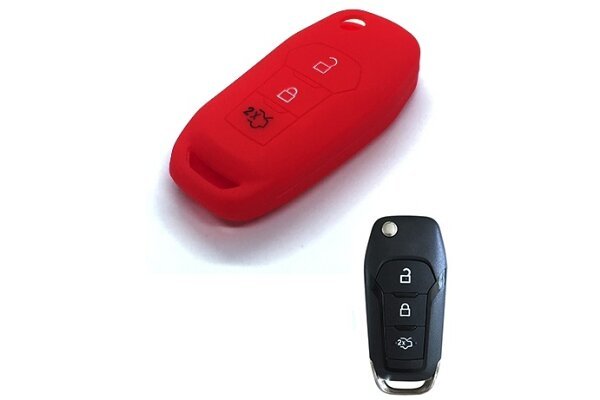 Silikonska zaštita ključeva SEL144 - Ford, crvena