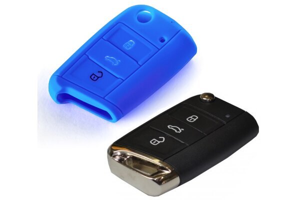 Silikonska zaštita ključeva SEL177 - Seat, plava