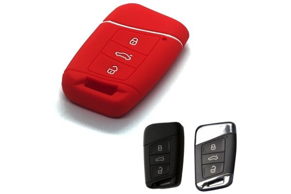 Silikonska zaštita ključeva SEL180 - Seat, crvena