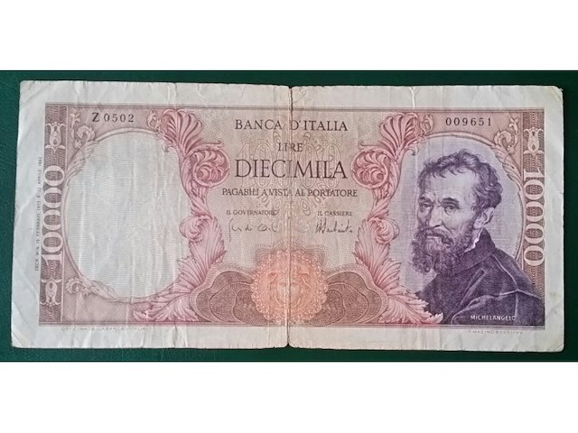 10000 LIRA 1973