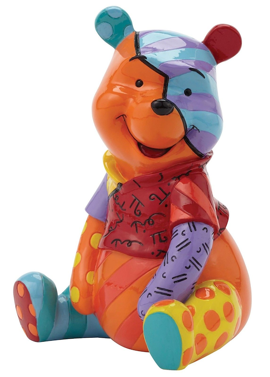 Romero Britto Pooh Ornament Figure