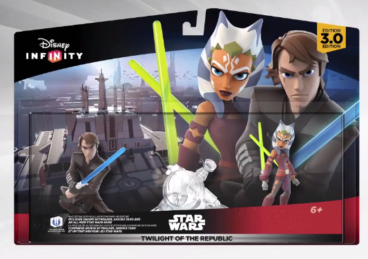 Infinity 3.0 Playset Pack Twiglight of Republic (Anakin + Ashoka + Playset Piece)