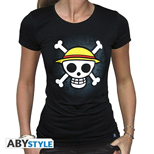 Majica ONE PIECE - Skull with map zenska black - basic XL