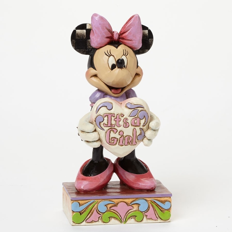 Jim Shore Its a Girl Minnie Mouse