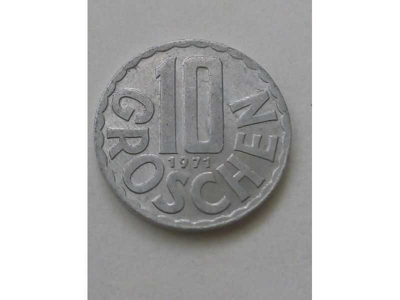 10 Groša 1971.godine --- Austrija ---