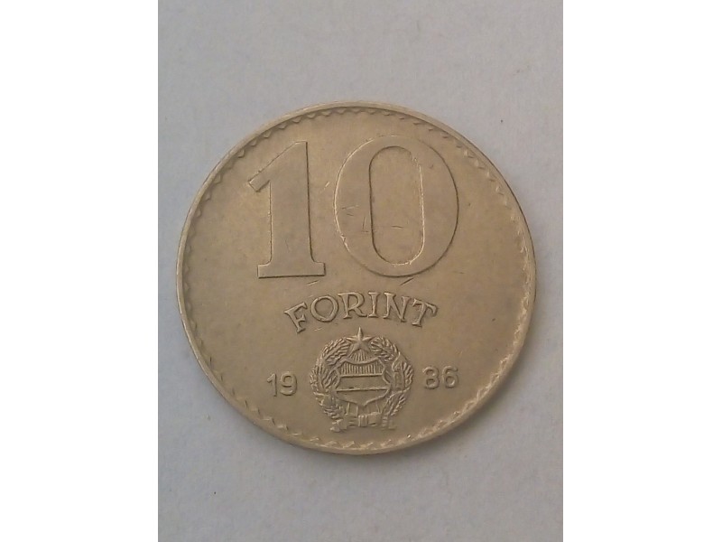 10 Forint 1986.godine --- Mađarska ---