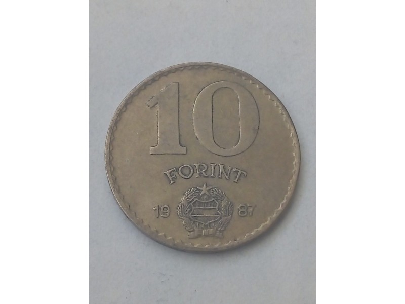 10 Forint 1987.godine --- Mađarska ---