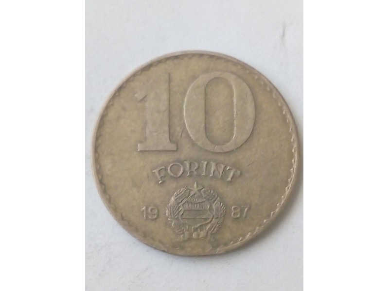 10 Forint 1987.godine --- Mađarska ---