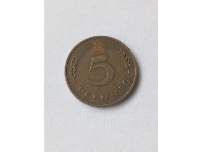 5 Pfennig 1980.godine --- Nemačka ---