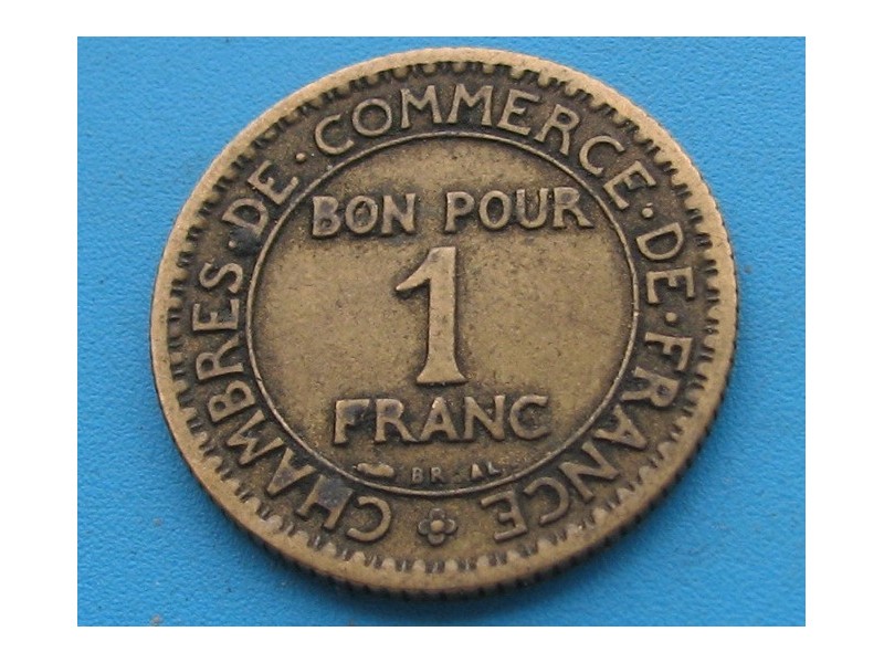 Francuska 021 - 1 Franc (Chambers of Commerce) 1921