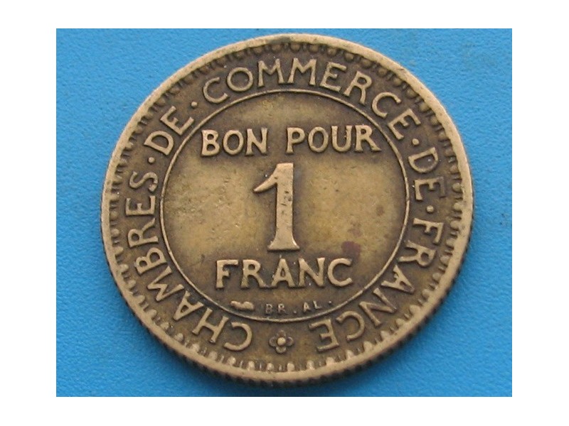 Francuska 021 - 1 Franc (Chambers of Commerce) 1923