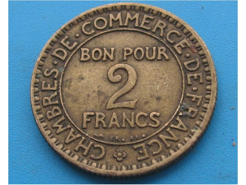 Francuska 021 - 2 Francs (Chambers of Commerce) 1922