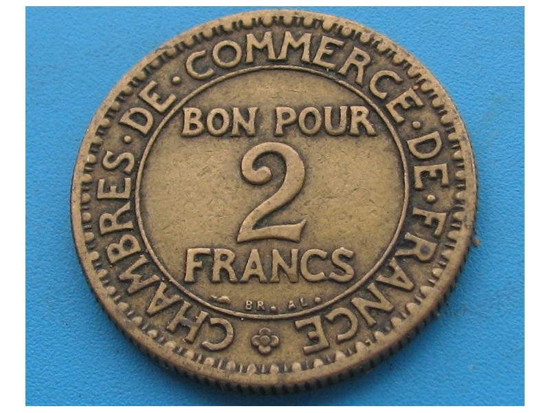 Francuska 021 - 2 Francs (Chambers of Commerce) 1923