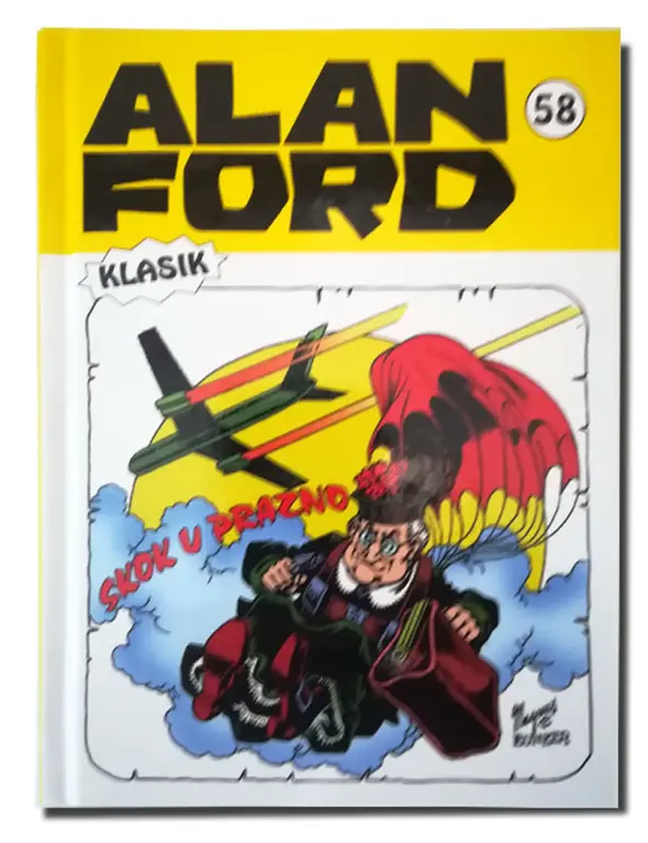 Strip agent ALAN FORD 58: SKOK U PRAZNO (tvrd povez)