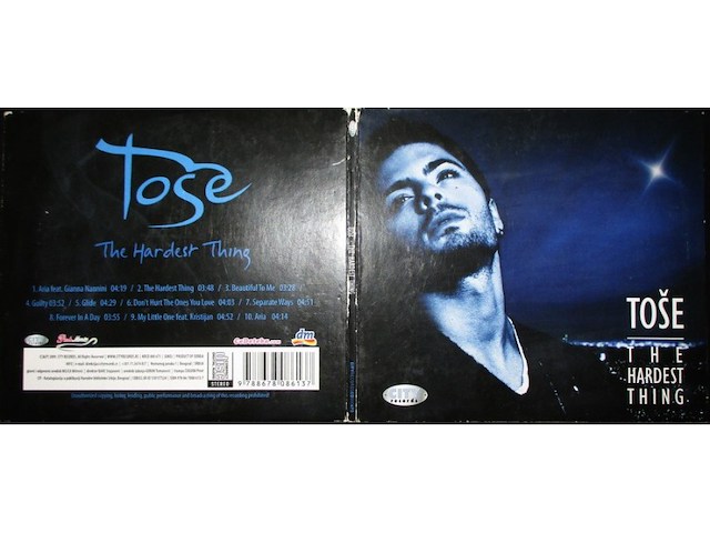 Tose Proeski- The Hardest Thing (2009)