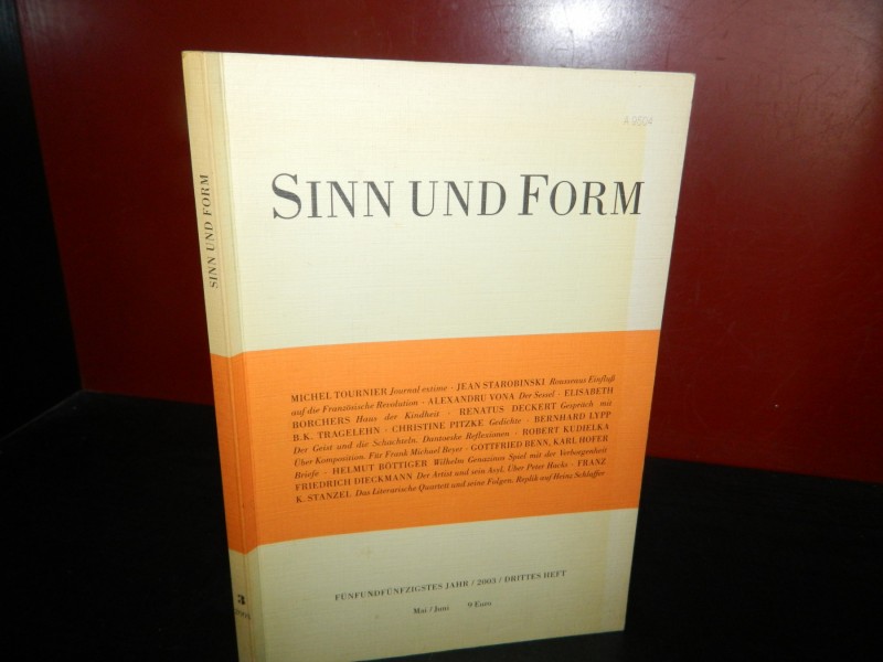 Sinn und Forme (Turnije, Starobinski, Štancel, dekart
