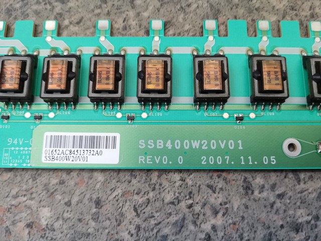 Samsung LE40A656 SSB400W20V01 REV0. 0