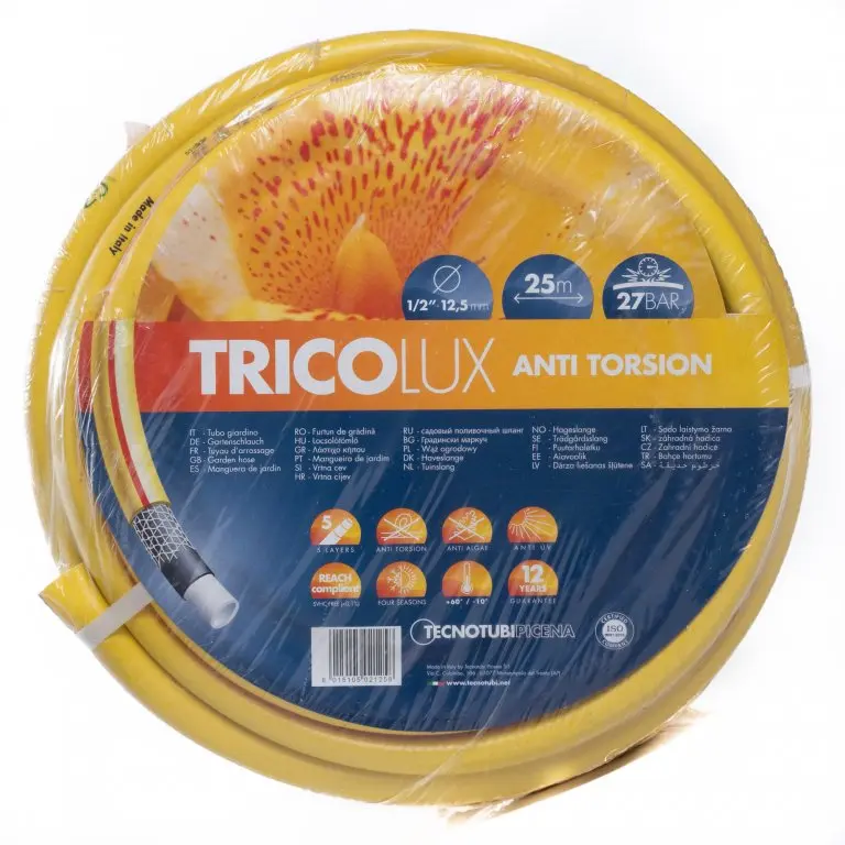 Crevo bašt.trico lux pvc no twist 25m - 1/2