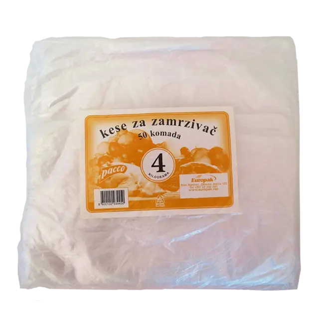 Kese za zamrzivač tanje pacco 4kg 50/1