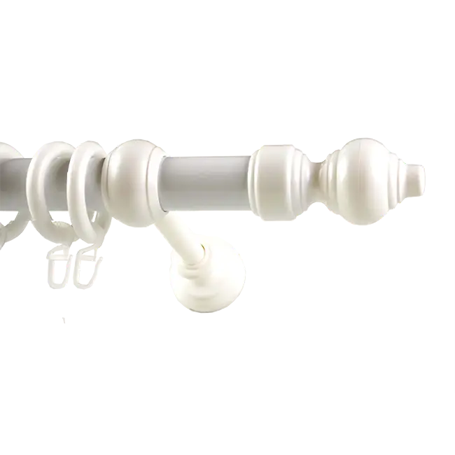 Garnišna pvc set 28mm bela 120cm