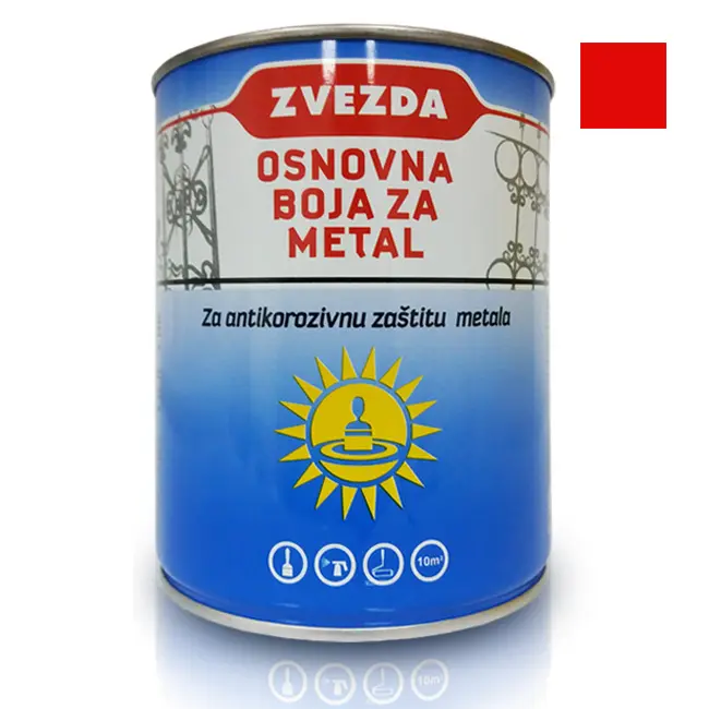 OSN. ULJANA BOJA ZA METAL CRVENA 0,65L SEKOLIN