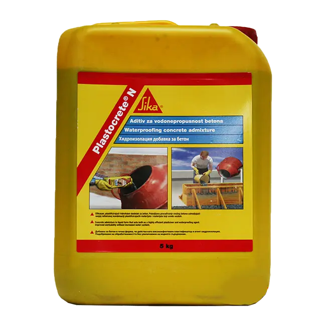 Sika plastocrete n 5kg dodatak za vodonepropustljivost betona