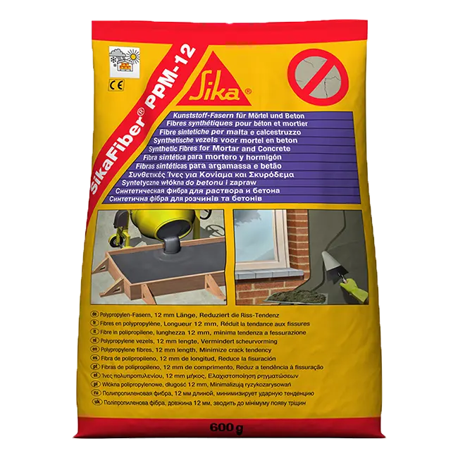 FIBER VLAKNA ZA MALTER I BETON 0.6kg 12mm SIKA