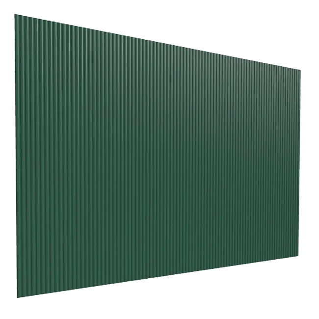 Trapezni profil tr10/100 dubine 10mm 1,135x3m zeleni ( 3.4m2 )