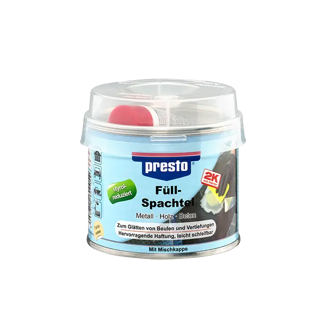 Presto poliester cement kit 250gr