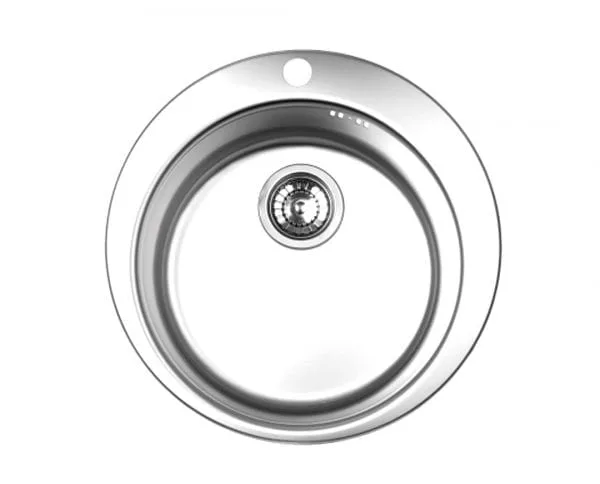 Usadna okrugla sudopera sa otvorom za slavinu FI 480 – Metalac