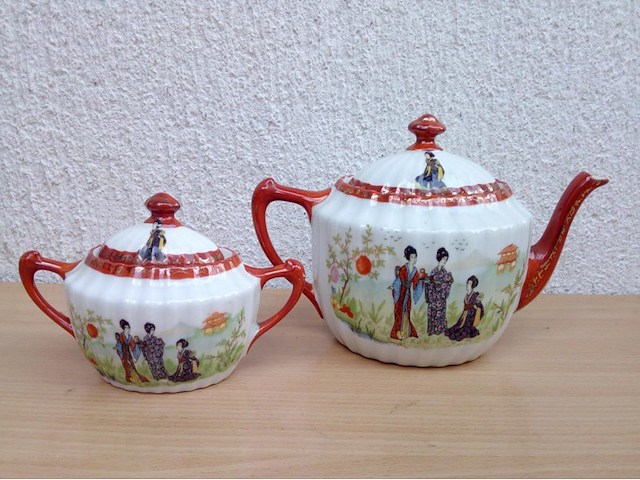 JAPAN - Set za čaj - Vrhunski Tanak Porcelan