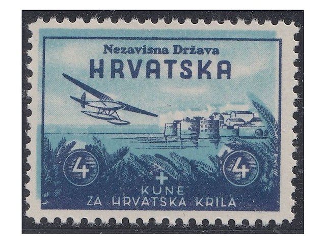 NDH 1942 HRVATSKA KRILA - GREŠKA - POMERENA FAZA