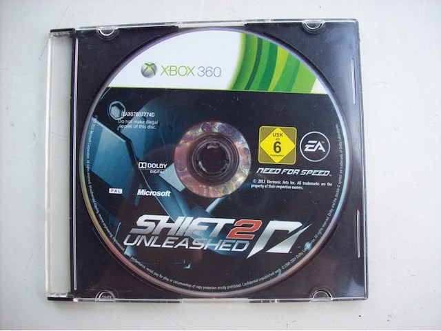 XBOX 360 SHIFT 2 UNLEASHED NEED FOR SPEED