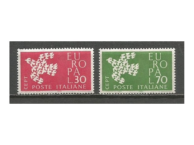 Italija 1961. EVROPA CEPT cista serija