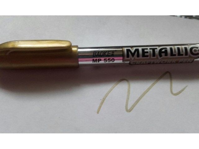 *K617--Metalik olovka, zlatna/kom