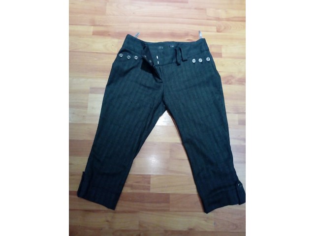 Pantalone sive River Island 3/4