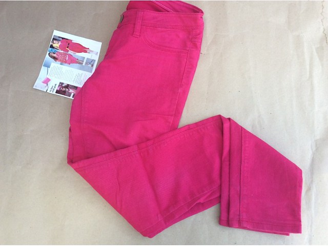 Tally Weijl pantalone Roze Velicina 36   72%coton,25%po