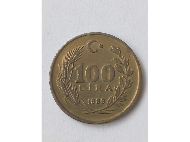 100 Lira 1989.godine --- Turska ---