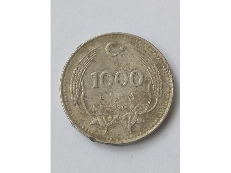 1000 Lira 1990.godine --- Turska ---